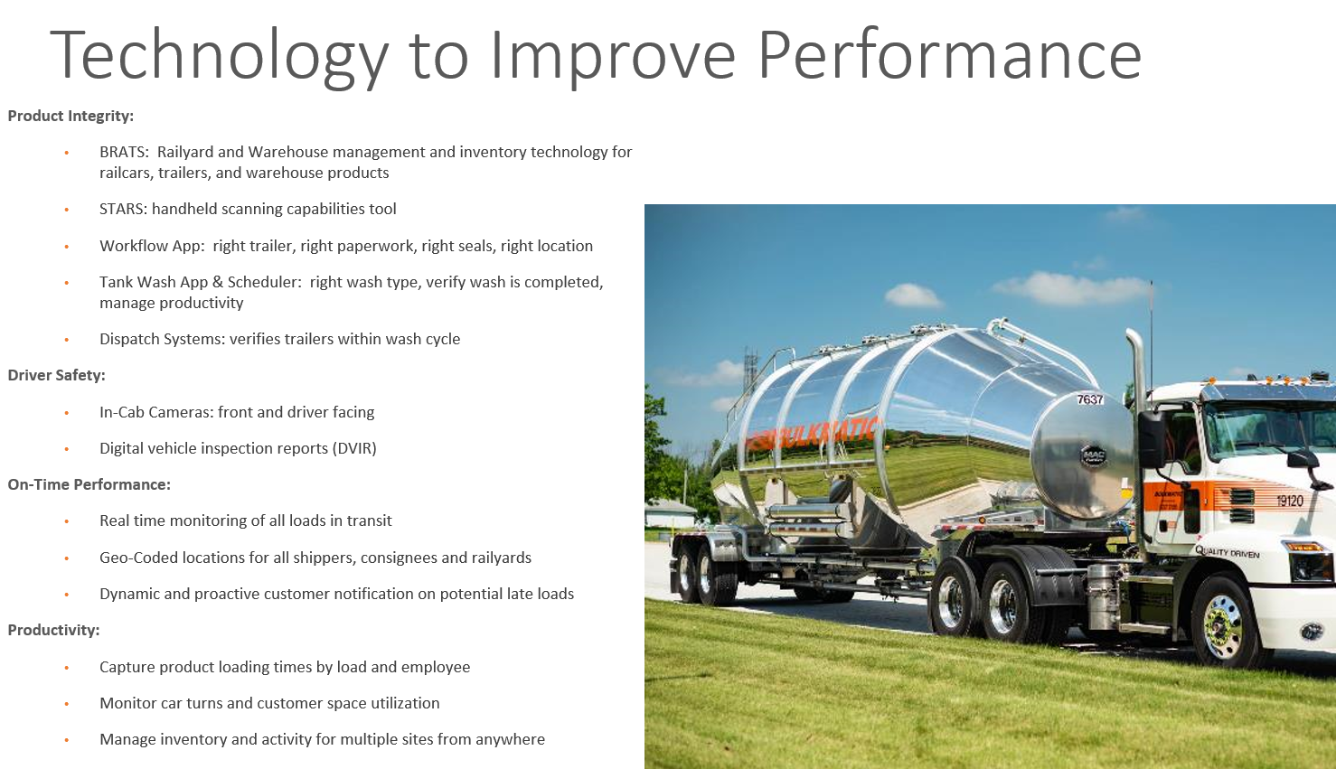 Transloading - Bulkmatic